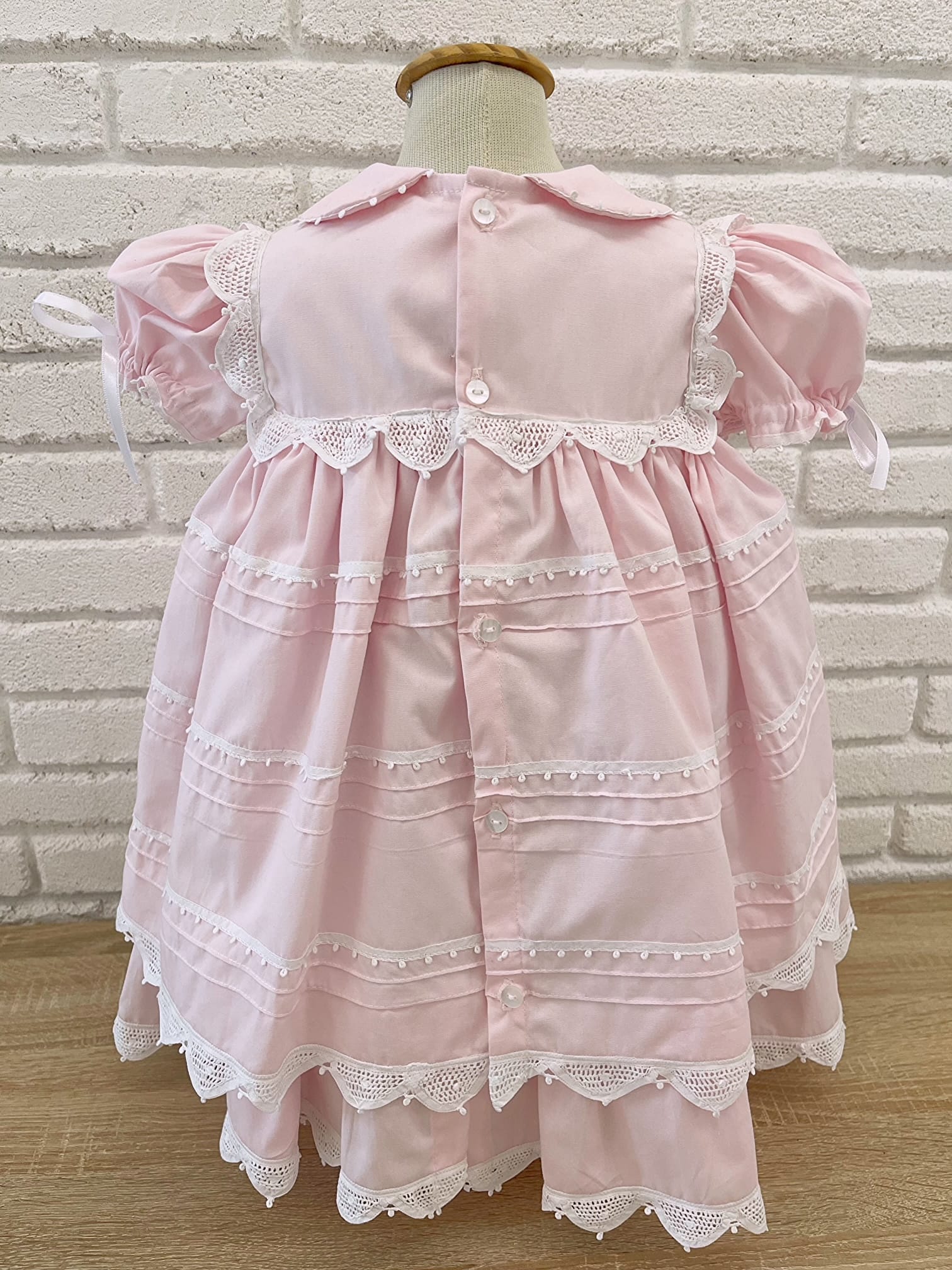 Vestido Babado com Renascença – Micheline Lavor